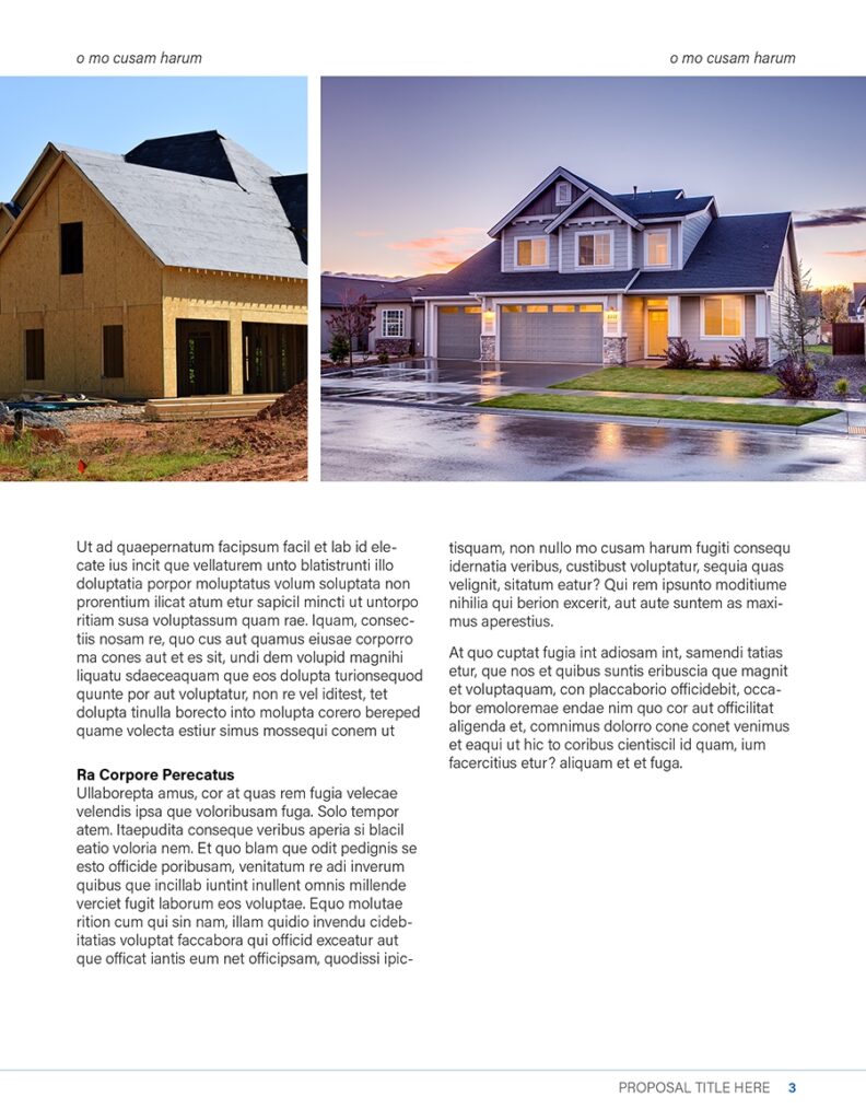 Construction Proposal Template - The Proposal Lab