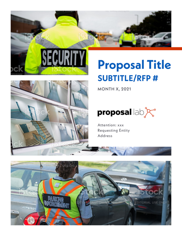 Security Services Proposal Template: Expertly Designed